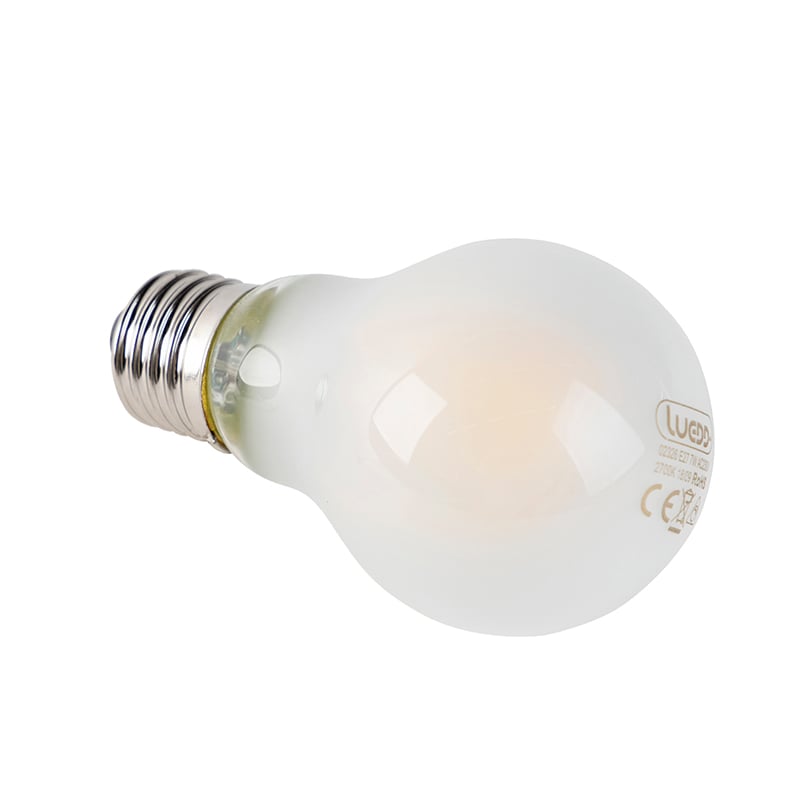 LUEDD Bombilla LED E27 regulable A60 mate 7W 806lm 2700K