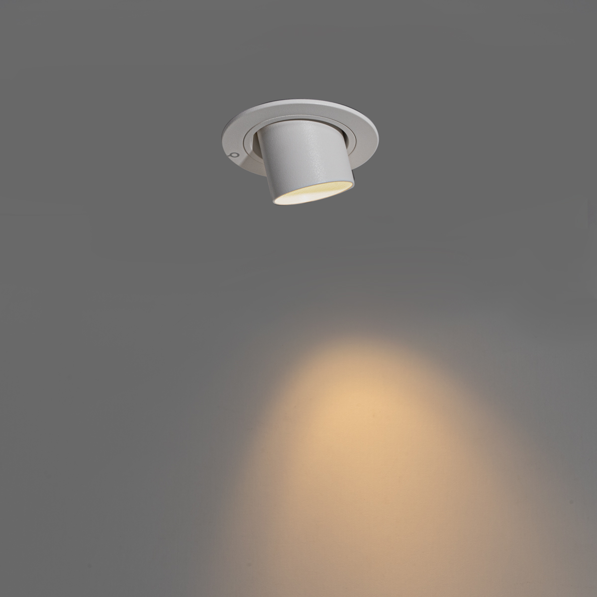 Modern Recessed Spotlight White GU10 35mm Round Tiltable - Installa