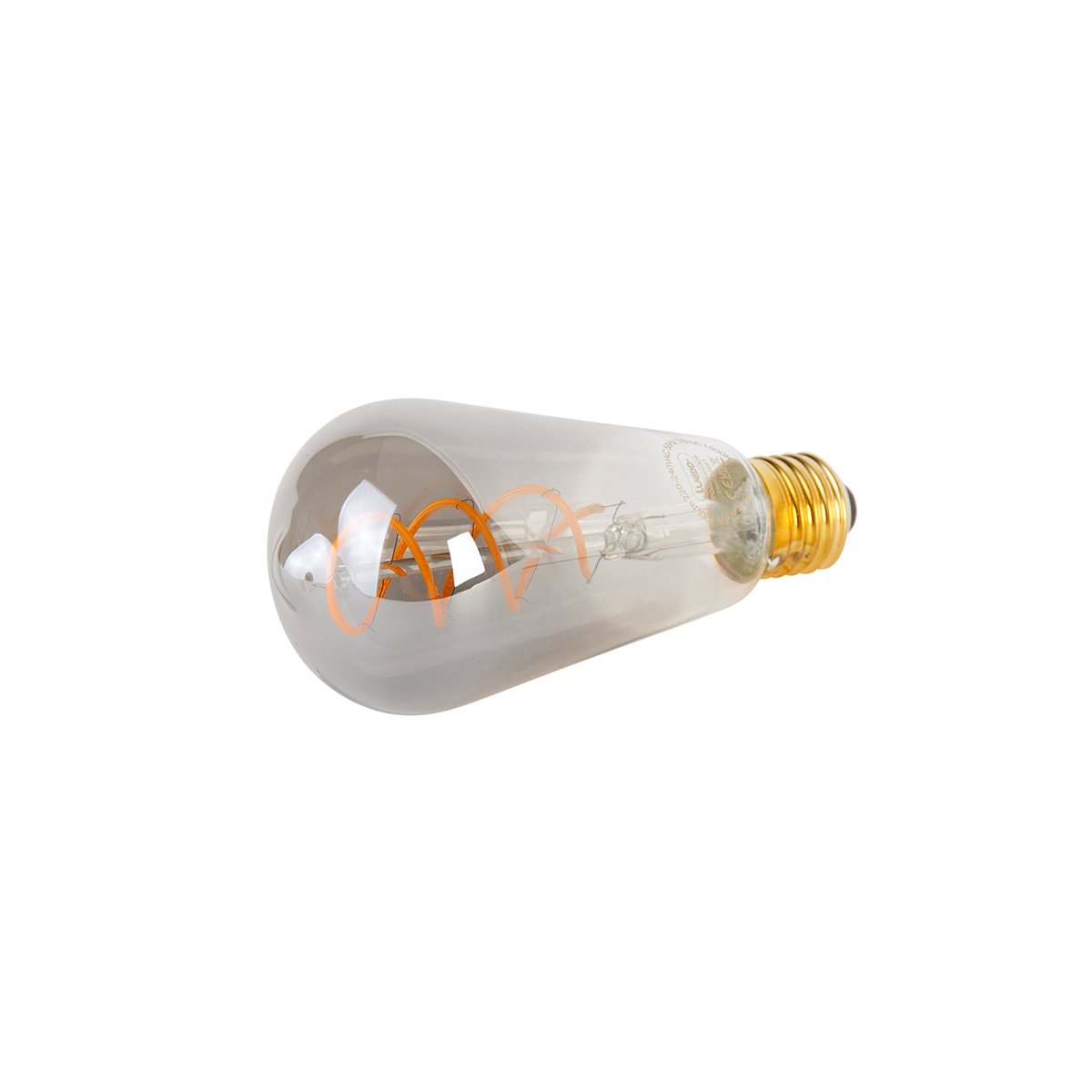 E27 dimmbare LED-Glühlampe ST64 Rauch 120 lm 1800K