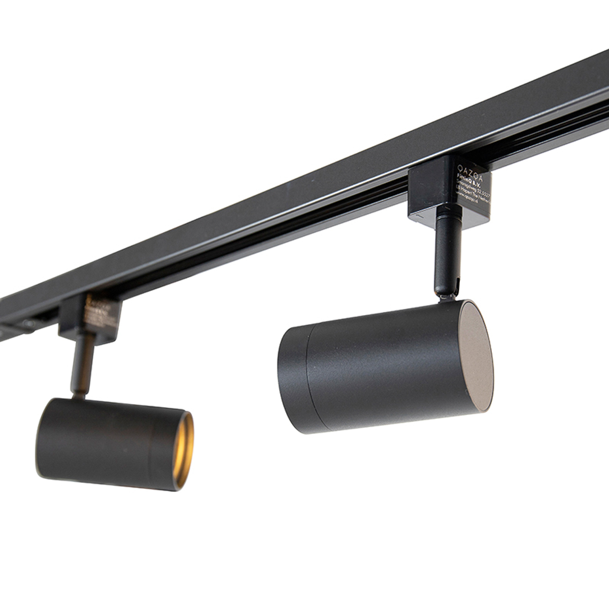 Modern Hanging Track Lighting with 5 Spotlights Black 1-Phase - Iconic ...