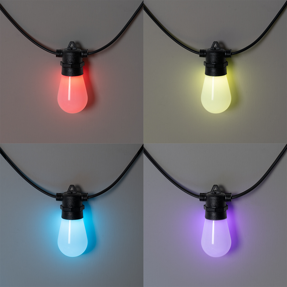 Smart LED Light String 15 Meter 15 Lights Opal RGBW IP44 - Chill