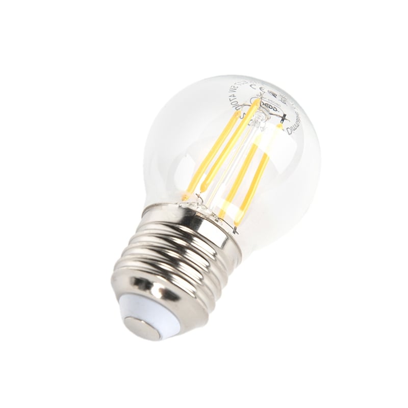 E27 dimmbare LED Filament P45 Kugellampe 5W 470 lm 2700K