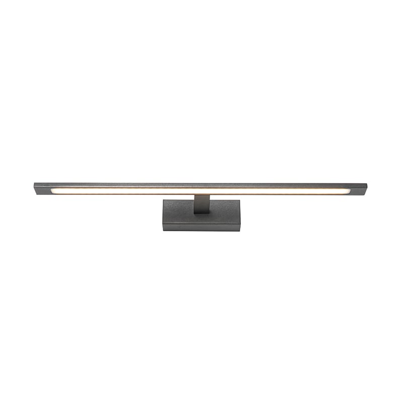 Modern Wall Light Black 62 cm Incl. LED IP44 - Jerre