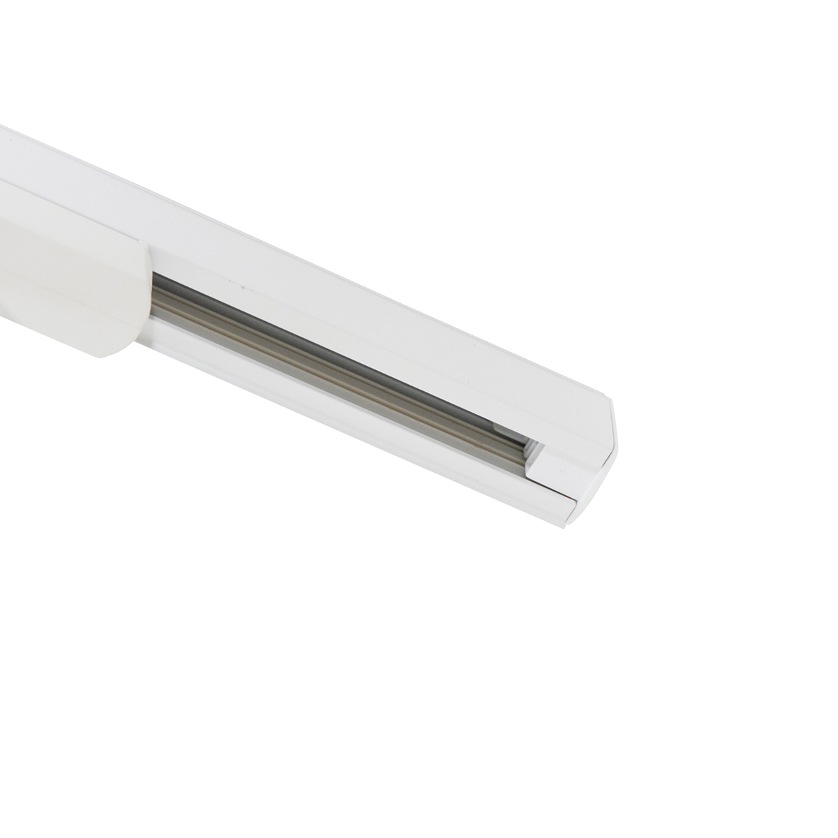 Modern 3-Phase Track Lighting System with 4 Spotlights White - 3-Phase ...