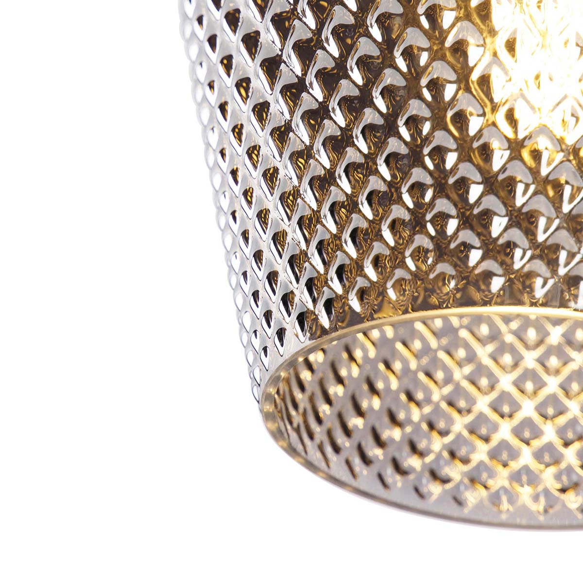 Smart Ceiling Light Brass with Smoke Glass Incl. Wifi A60 - Karce