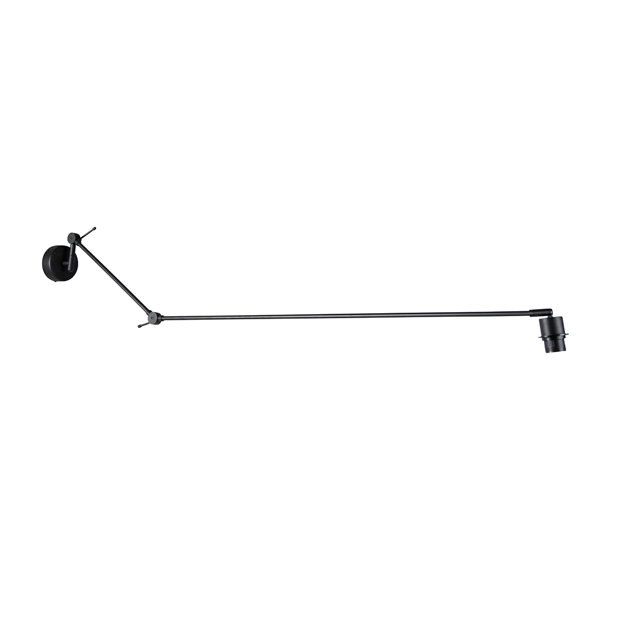 Modern Wall Light Black Adjustable - Blitz