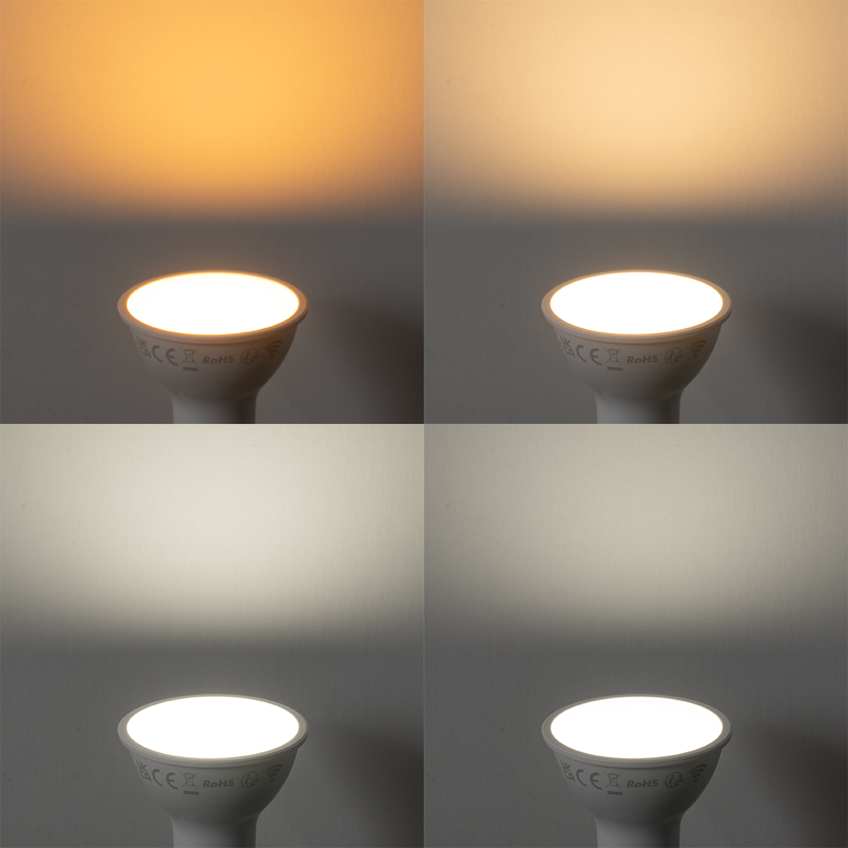 5er-Set GU10 50mm LED-Glühbirnen Klar 4,7W 400 lm 2200-2400K