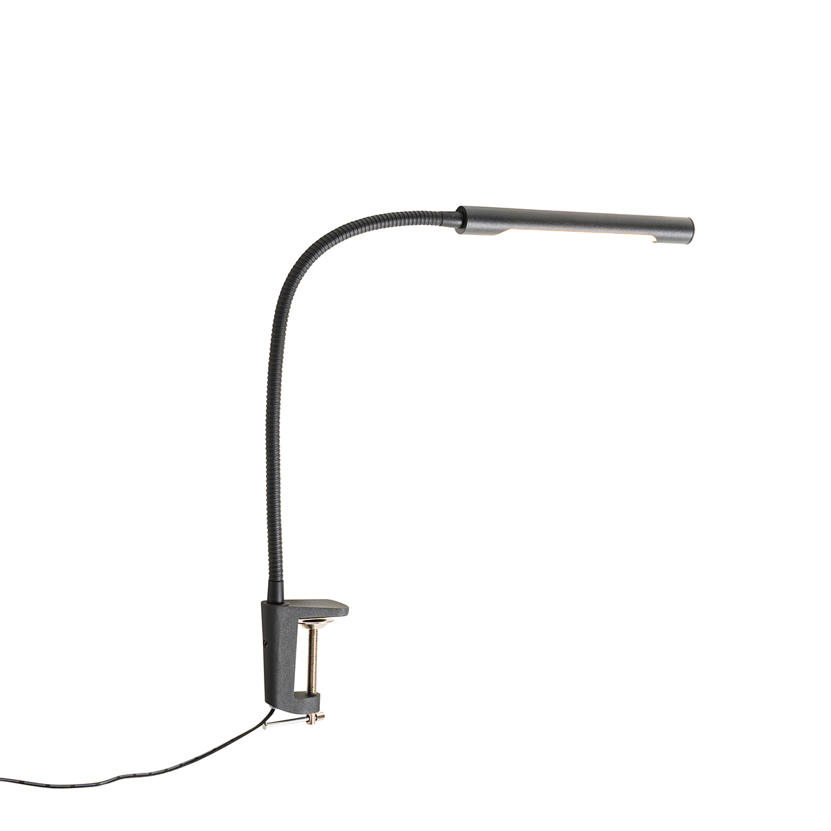 Clamp Desk Lamp Black Incl. LED with Touch Dimmer - Lionard