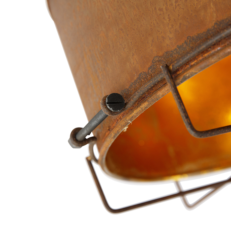 Industrial Ceiling Light Rust Brown 35 cm - Barril