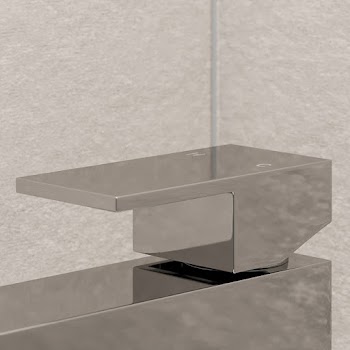 Modern Bathroom Square Mini Mono Basin Sink Mixer Tap Brass Lever ...