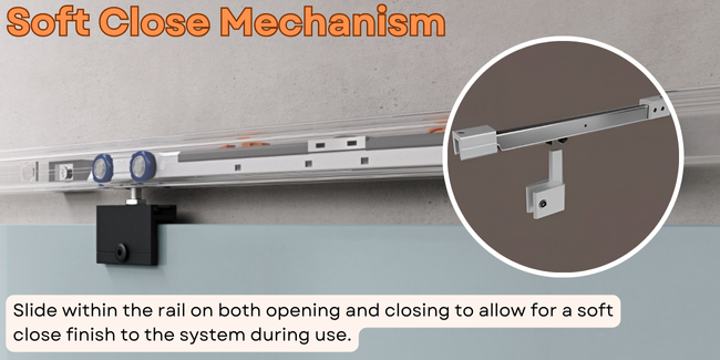 Durovin 1025 2050mm internal Sliding Glass Door - Frosted Sections ...