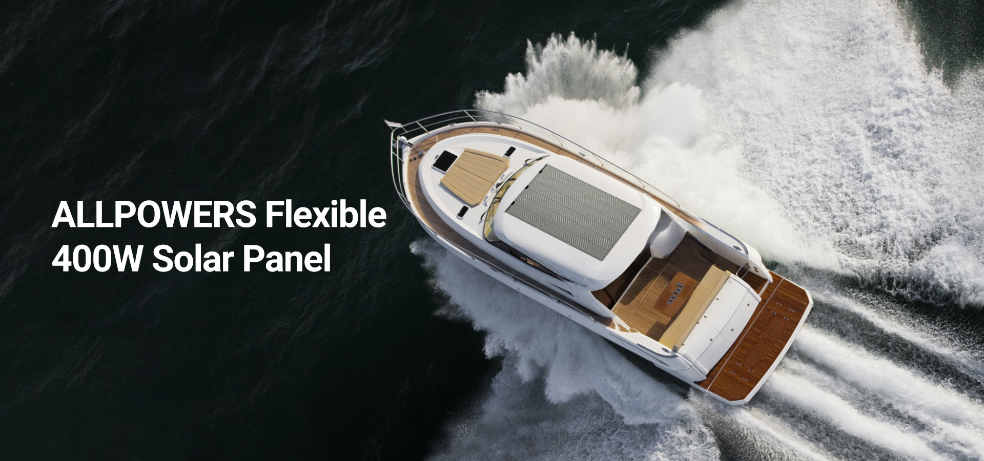 ALLPOWERS SF400 2Pcs 400W Flexible Solar Panel with IP68 Waterproofing ...