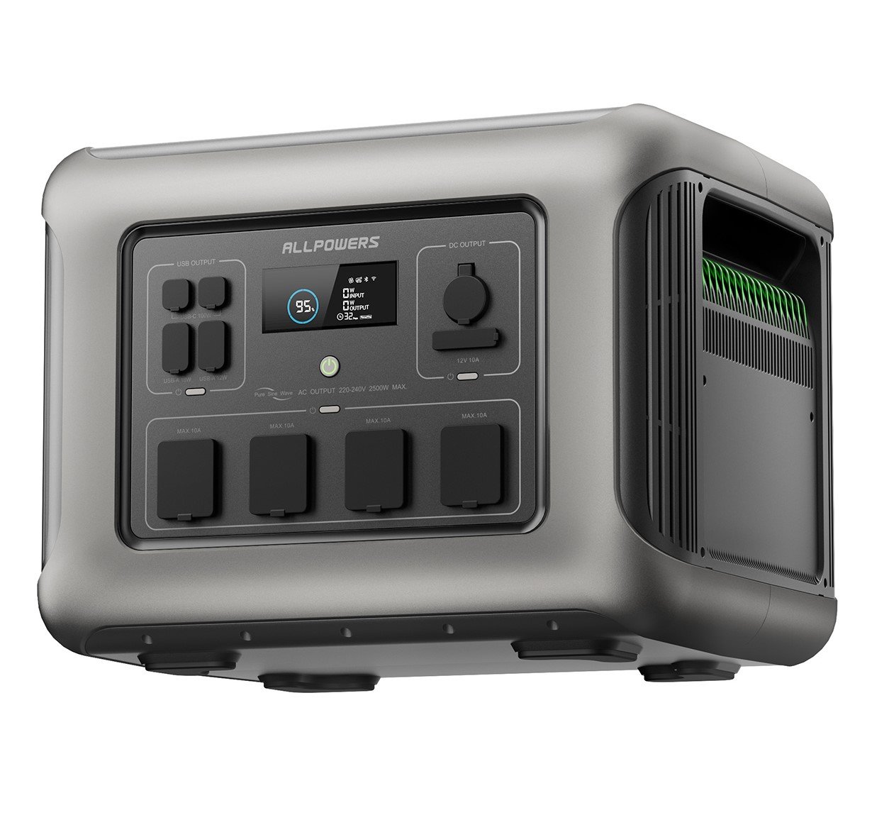 Portable Power Station Solar Generator 2016Wh LiFePO4 with 200W Solar ...