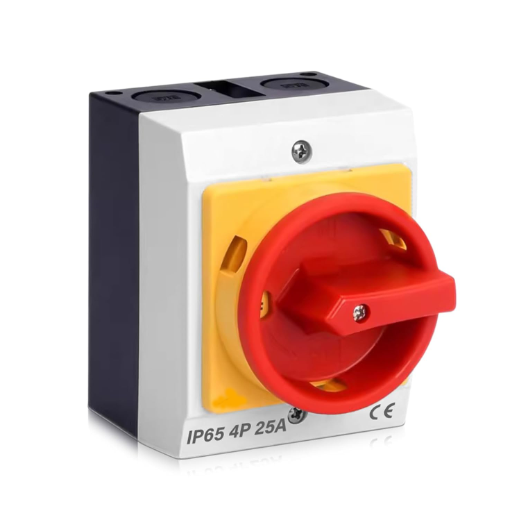 Interrupteur sectionneur rotatif en boitier 25A - 4 P, interrupteur ...