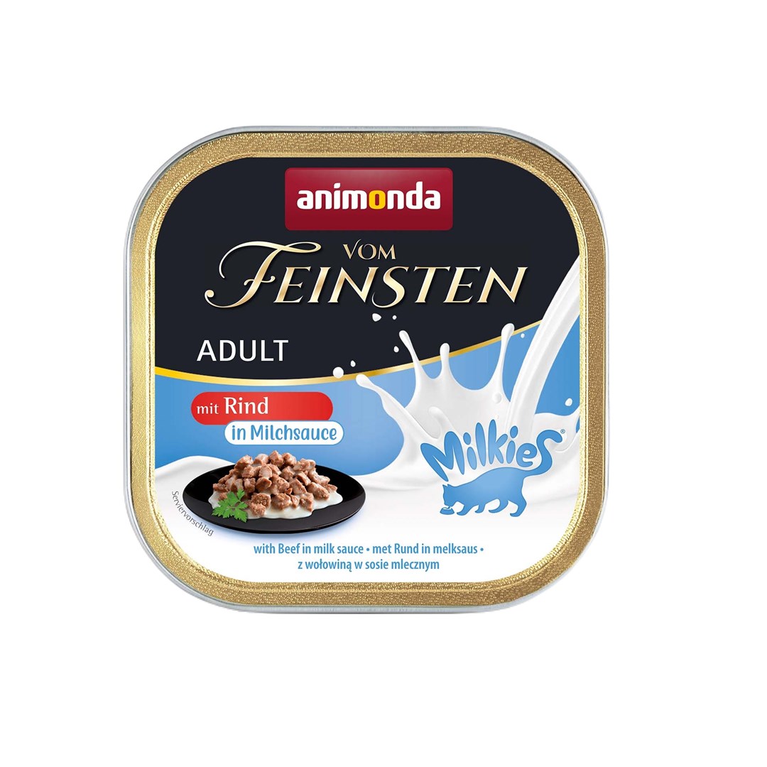 ANIMONDA Vom Feinsten Milkies nourriture humide pour chat sauce au lait ...