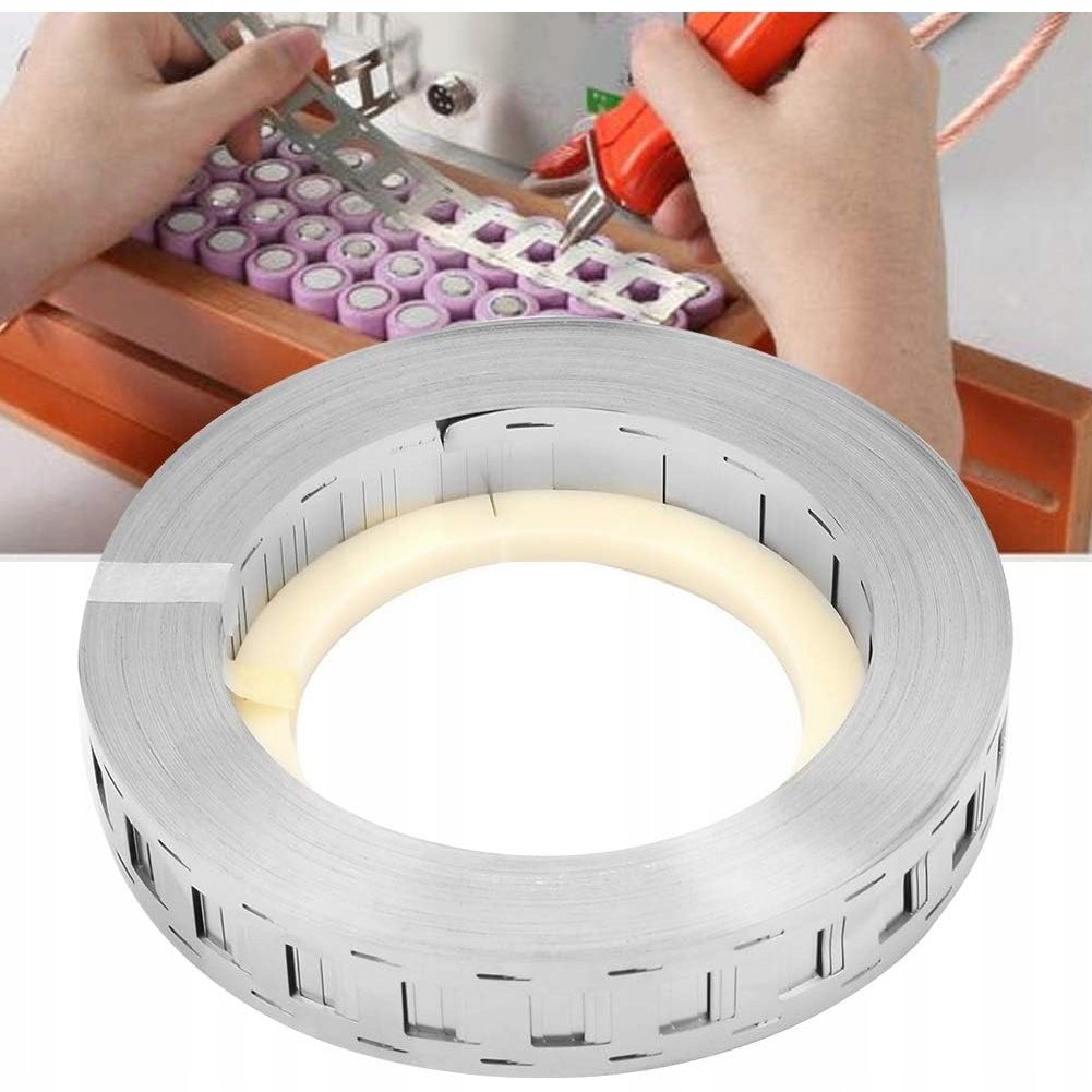 Rosfix Nickelband 25,5 mm x 0,15 mm – Stahlband mit Nickelbeschichtung 1,5 μm 1 m Länge Für ...