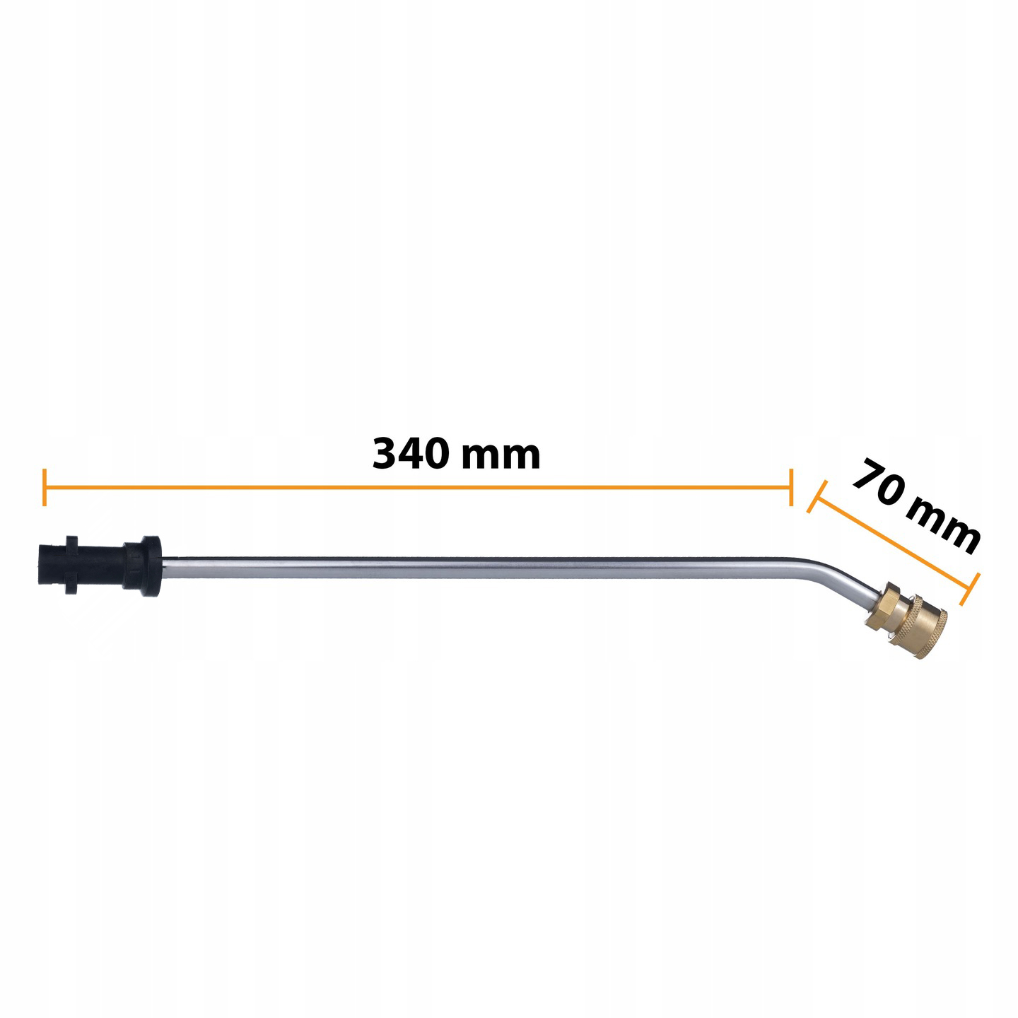 Rosfix Lanze 34 cm Gebogen 30° – Ersatzteil für Hochdruckreiniger ...