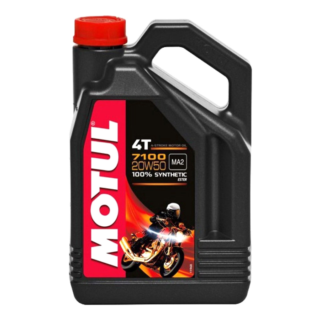 MOTUL 7100 4L 20W50 4L 4T MA2 Ester Original Motorrad-Motorenöl