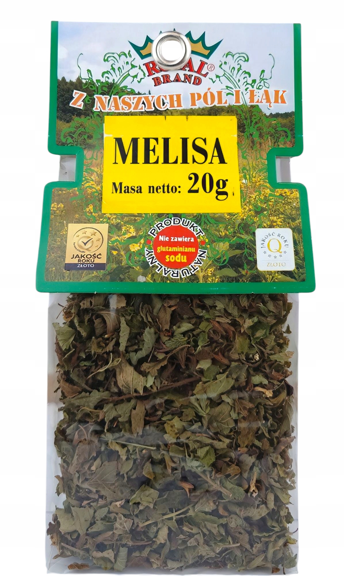 Té de hierbas de melisa polaca 20 g Hojas de melisa natural