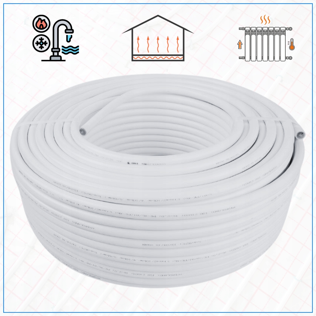 TUBO PEX 20 mm 100 MB para calefacción por suelo radiante de agua ...