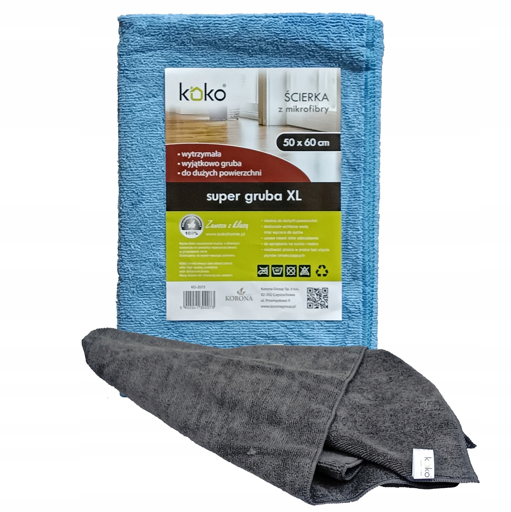 SERPILLIÈRE DE SOL EN MICROFIBRE ABSORBANTE GRANDE XL 50x60 cm STRONG ...