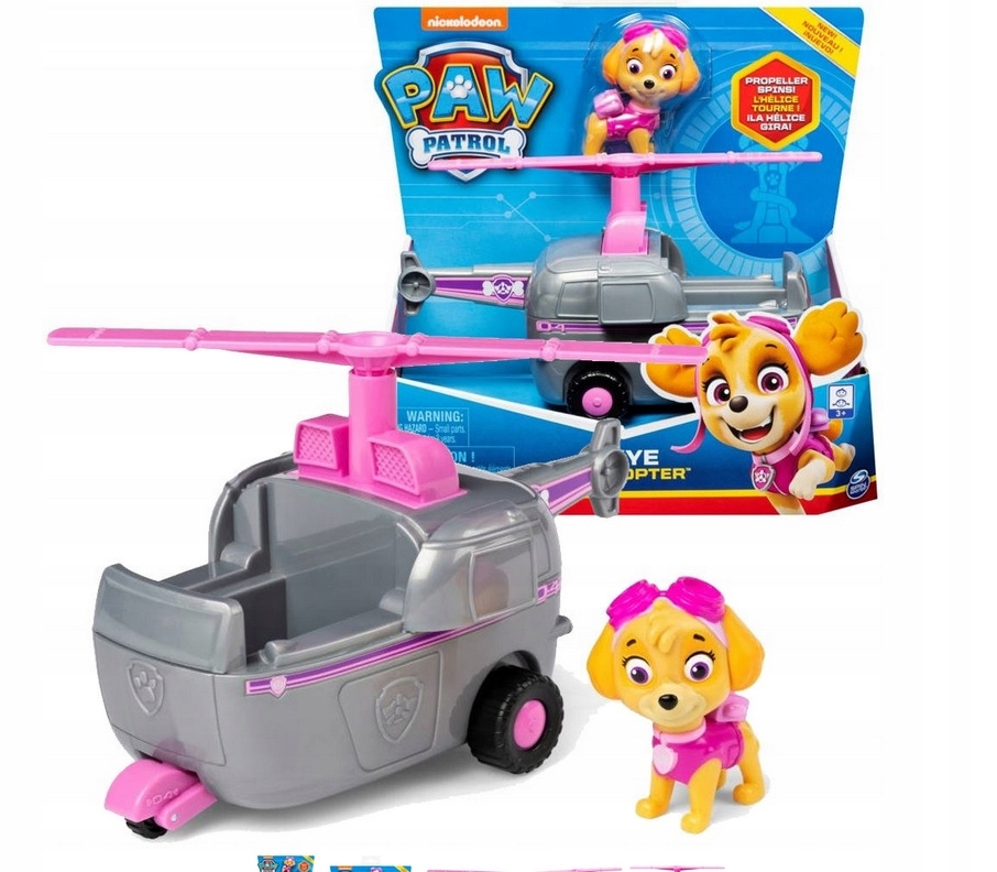 Figurine hélicoptère Paw Patrol Skye Spin Master