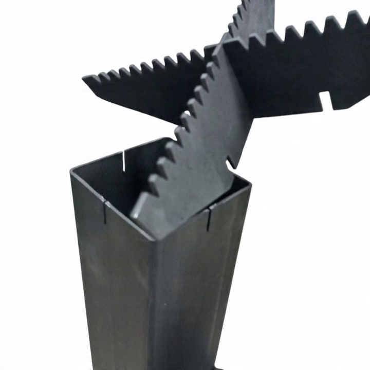 Réchaud de camping portable Rocket Stove pour cuisine de campagne, grillade