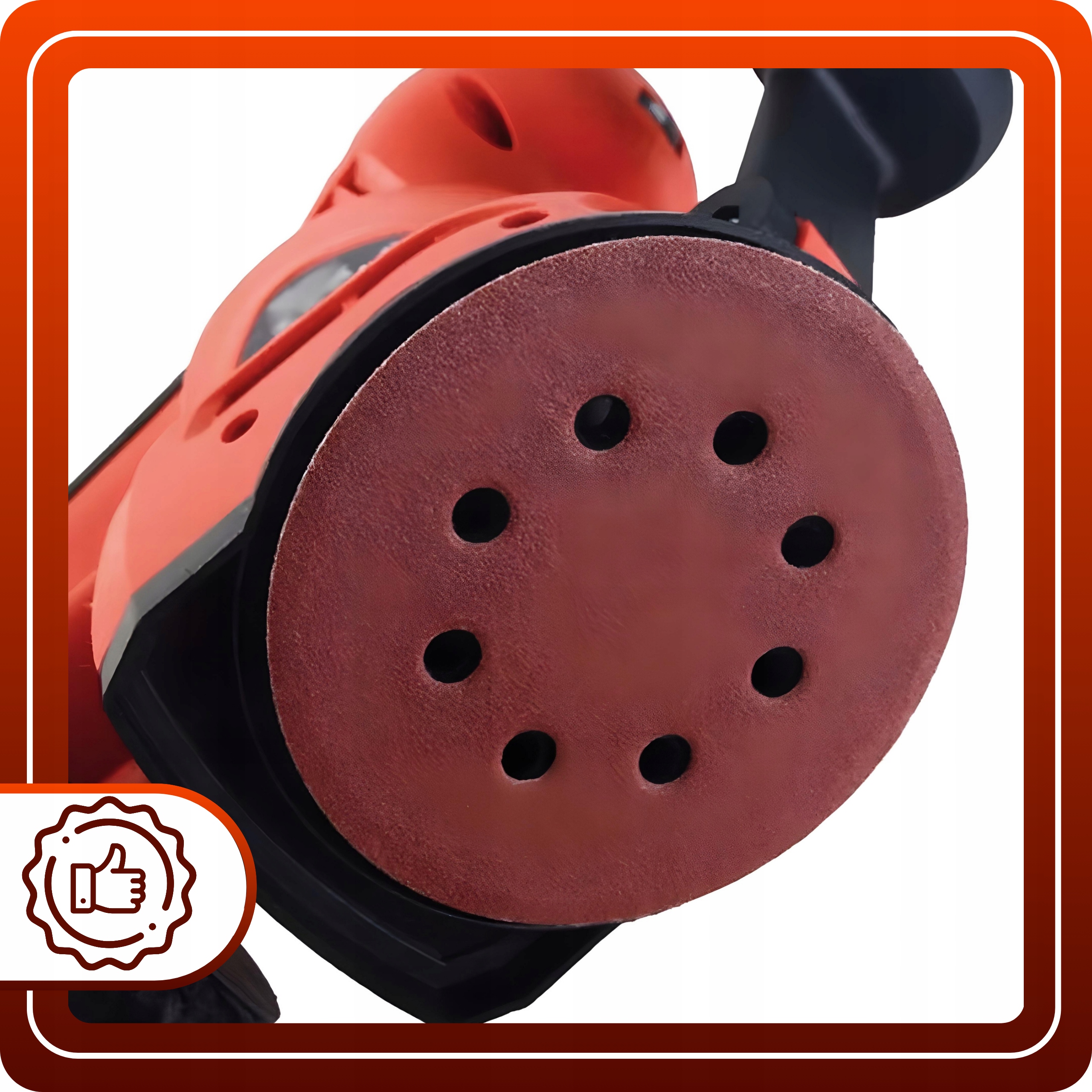 Carta vetrata 125 mm Disco velcro per fori levigatrice P240 20 pz