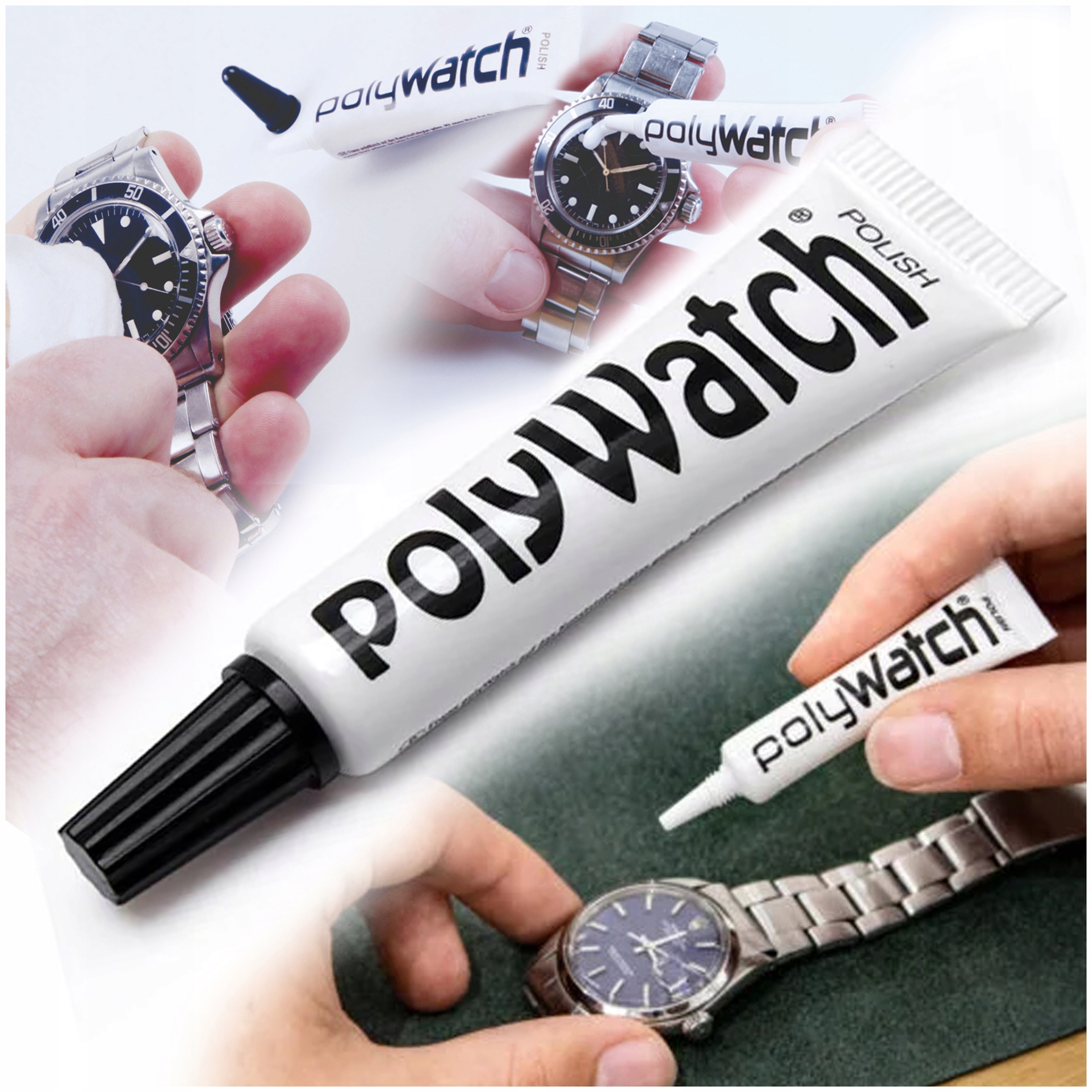PASTA LUCIDANTE ORIGINALE PER OROLOGI, OCCHIALI / POLYWATCH 5 ML / EFFICACE