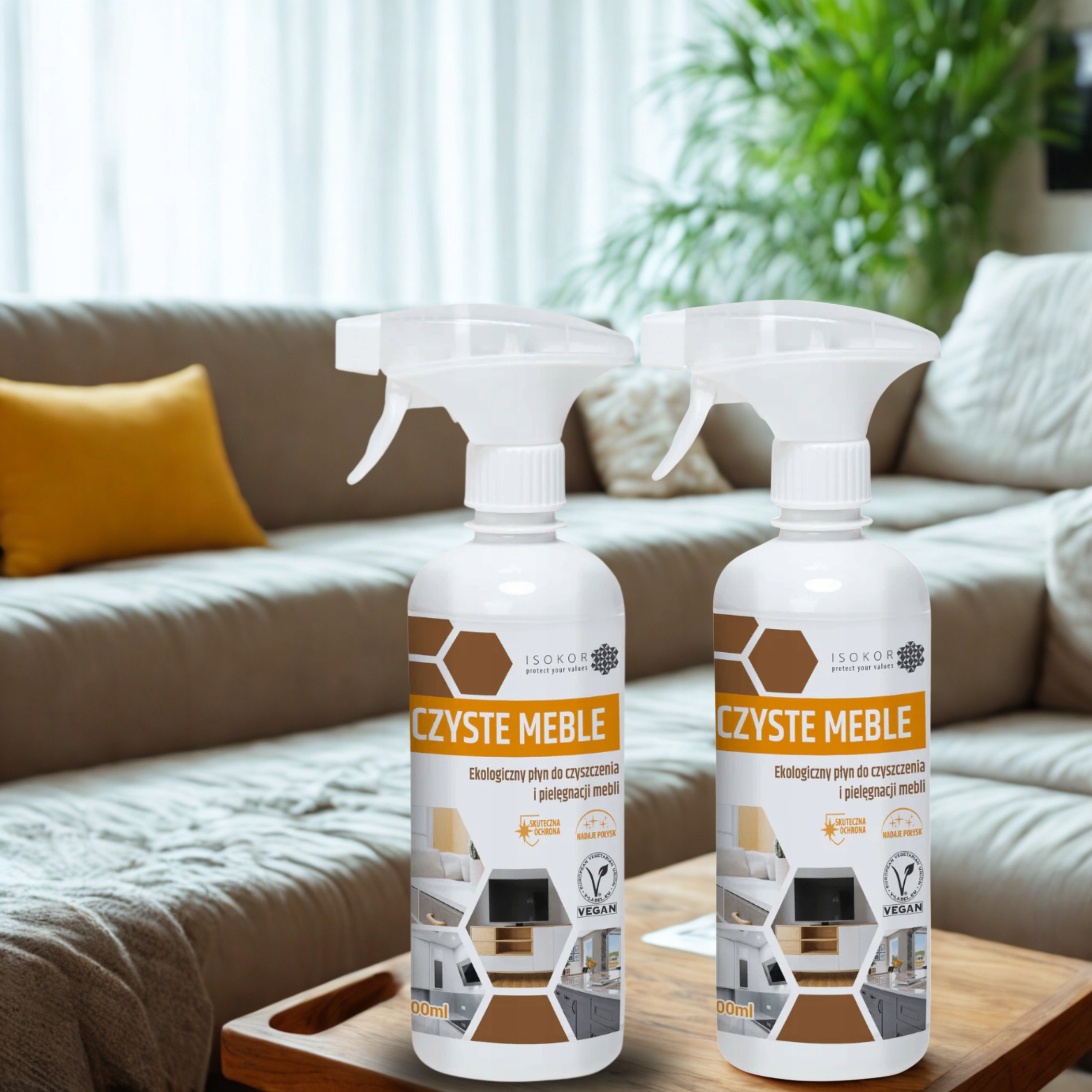 EKO ISOKOR LIQUIDO PULENTE PER LA CURA DEI MOBILI 2x500ml