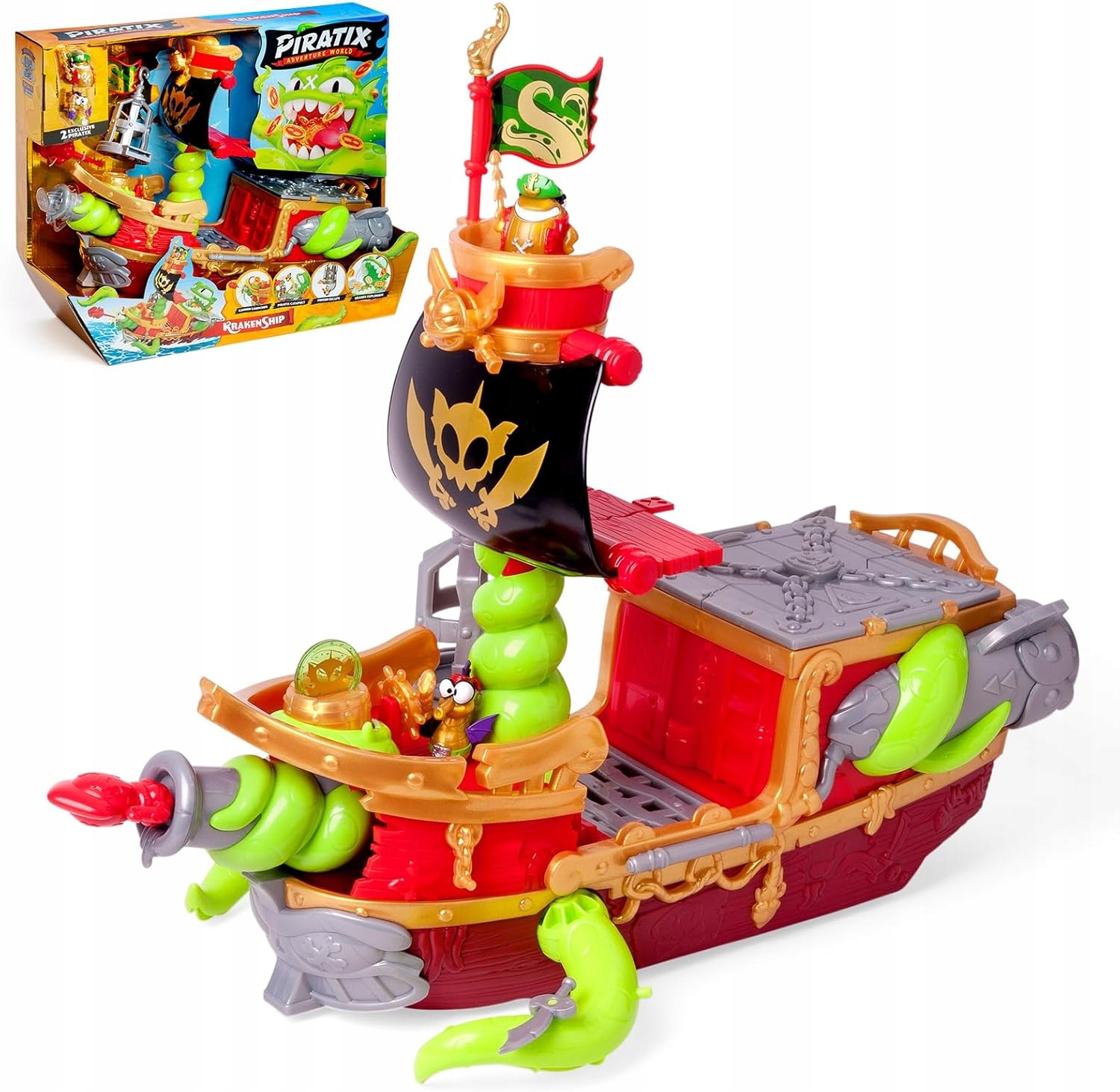 MagicBox - Piratix série 2 - Le Trésor du Requin - Le Bateau Pirate du ...