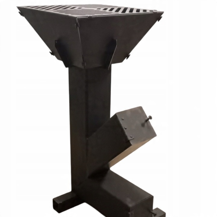 Réchaud de camping portable Rocket Stove pour cuisine de campagne, grillade