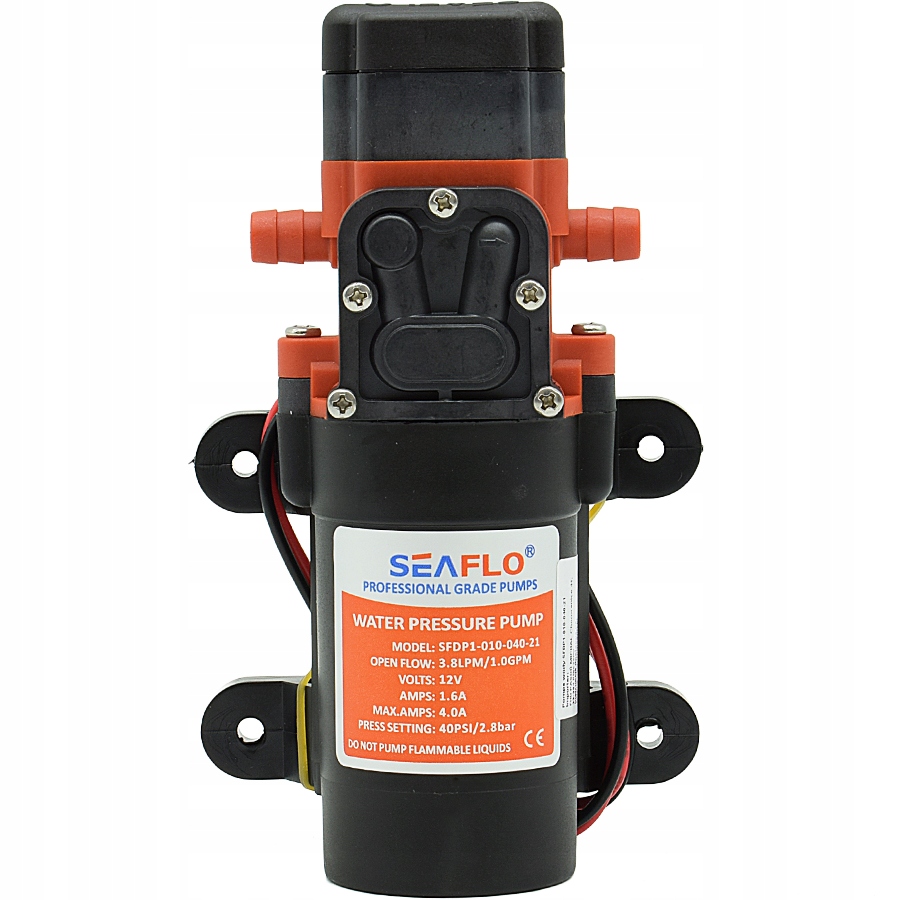 POMPA ACQUA A PRESSIONE 12V PER YACHT BARCA DOCCIA FOODTRUCK AUTOMATICA ...