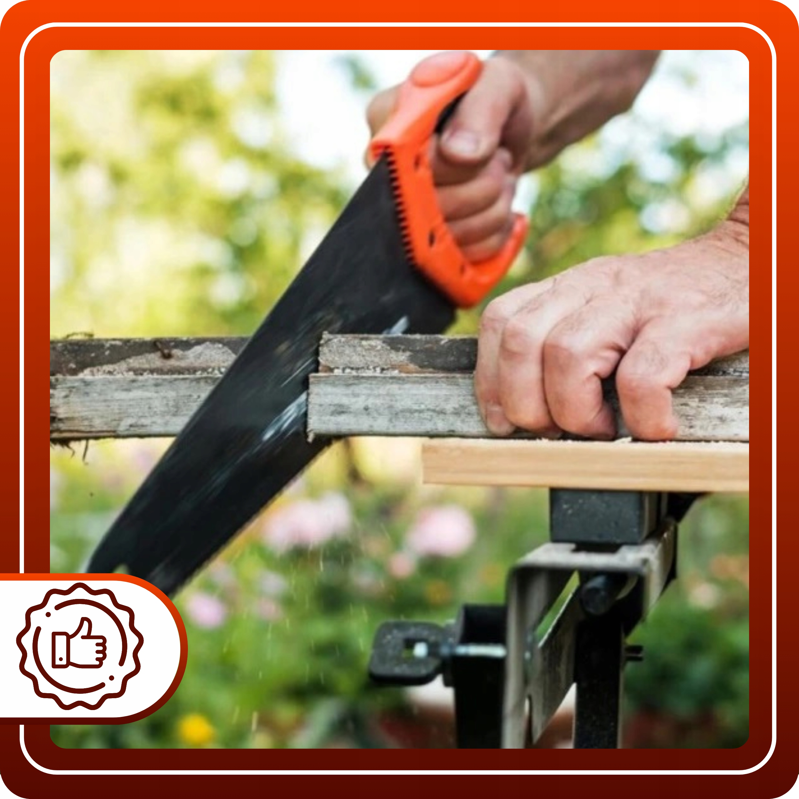 SEGA A MANO PER LEGNO Rami in PVC Acciaio temprato Impugnatura ...