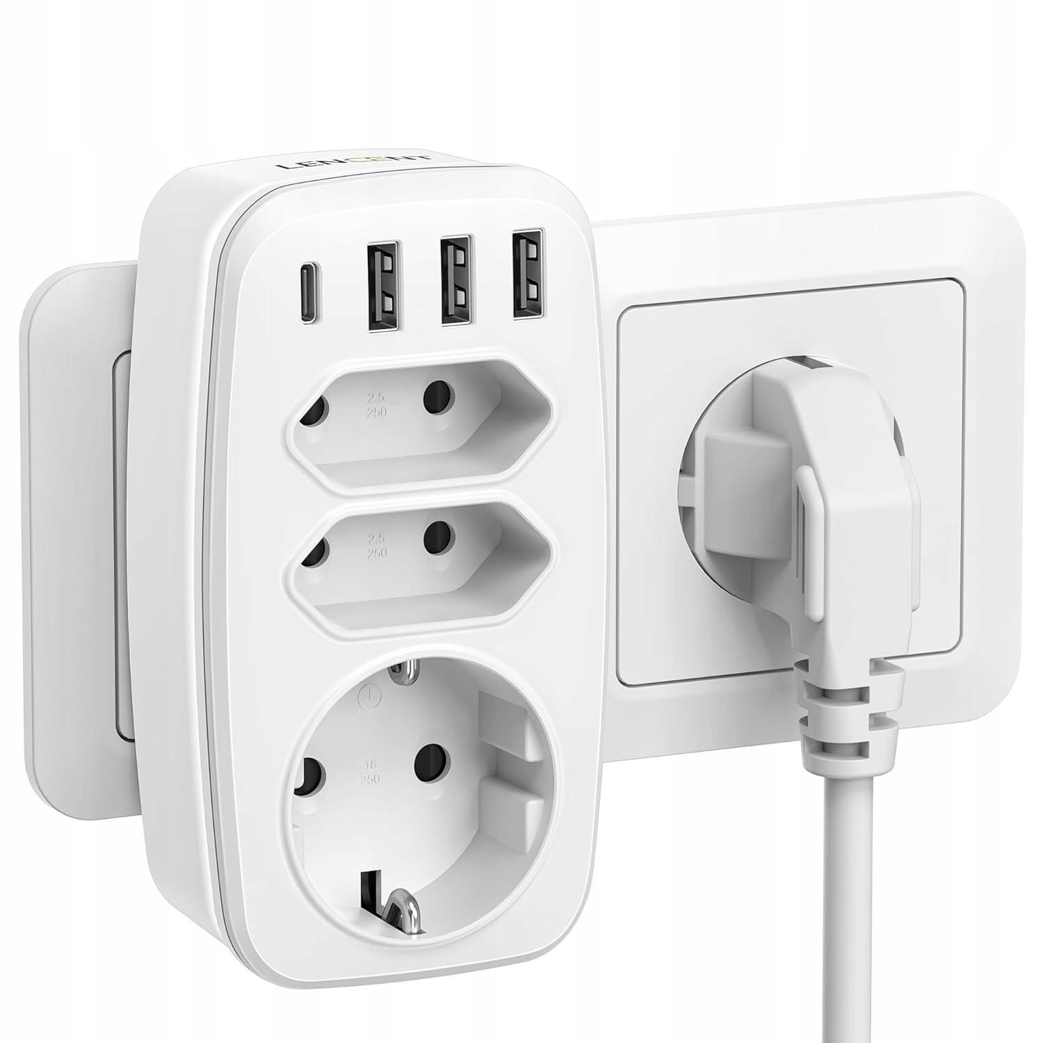 Adaptateur secteur USB 7 en 1 LENCENT