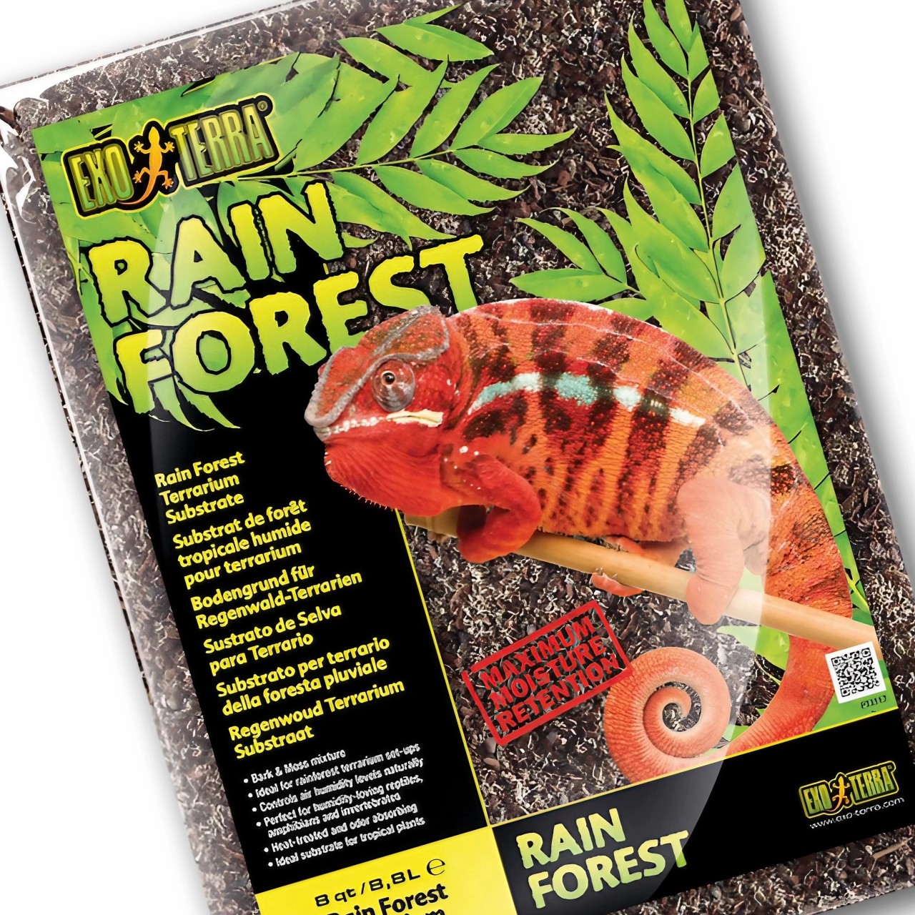 Exo Terra Rain Forest - écorce et mousse de sphaigne 8,8 L EX-1176 pour ...