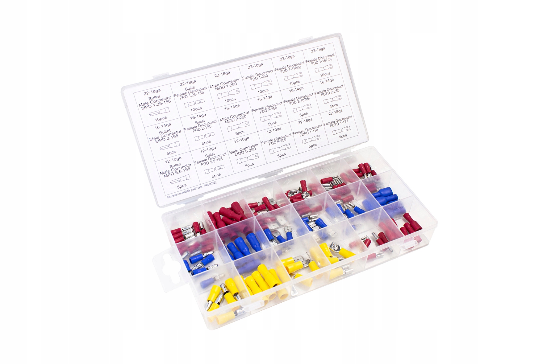 Juego de 120 conectores automotrices. Conectores