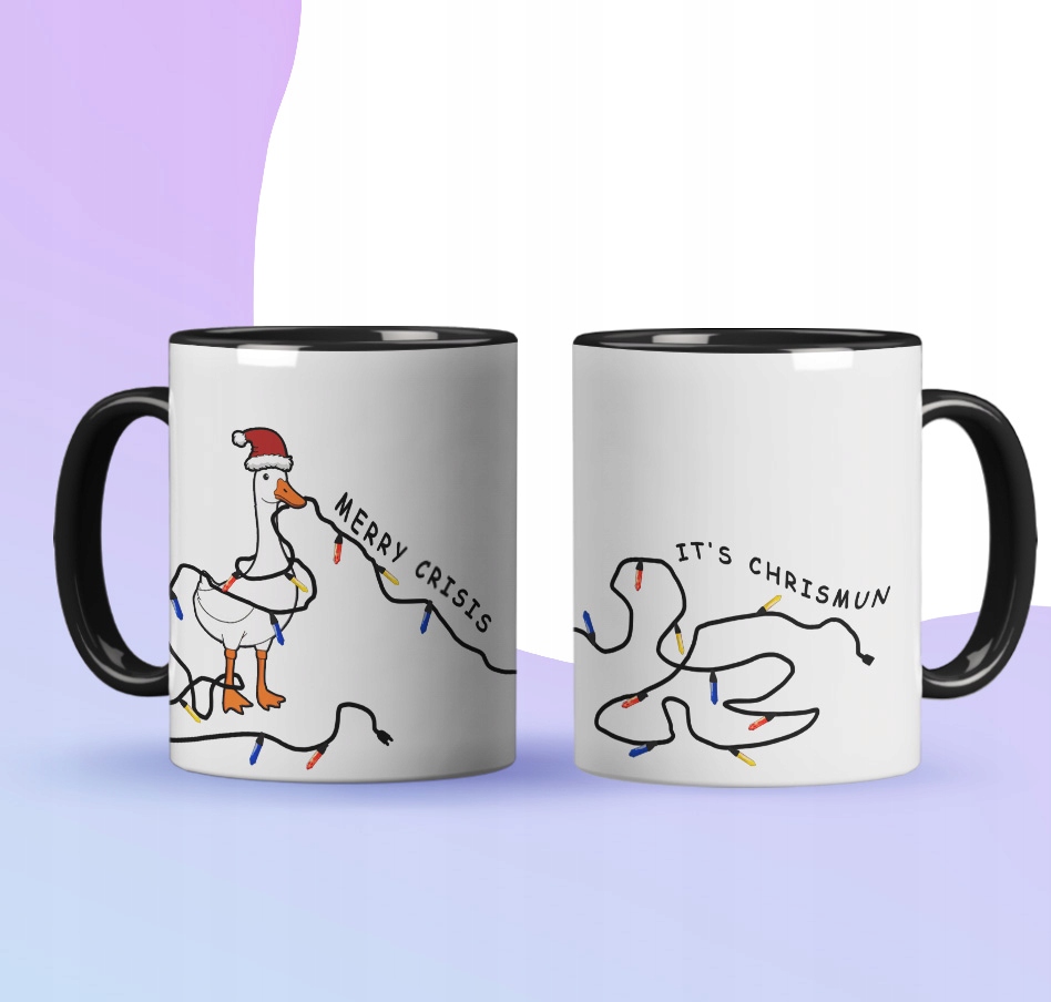 TAZA NAVIDEÑA GOOSE PIPA CON GOOSE PIPA REGALO NAVIDEÑO