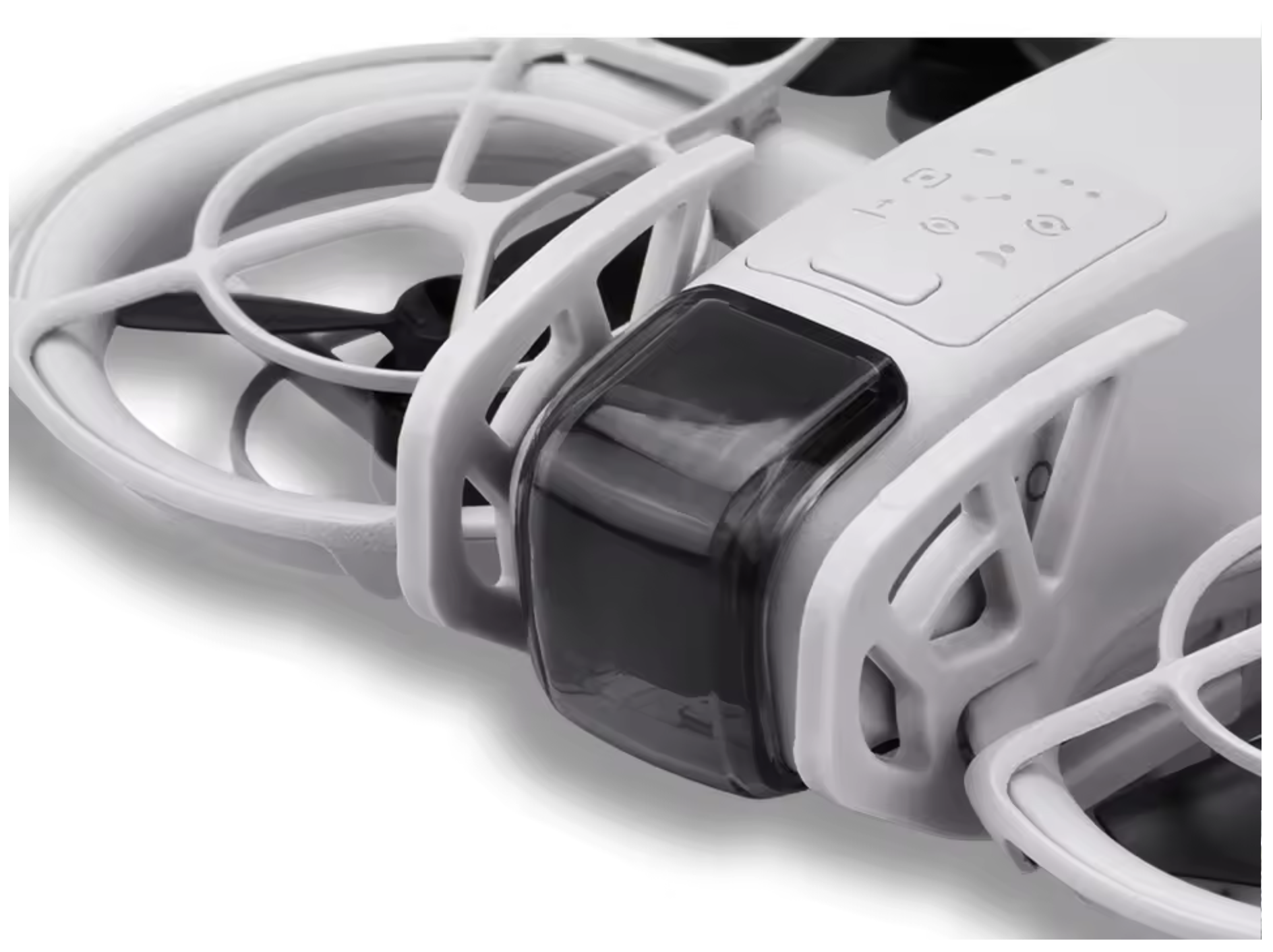 BRDRC Drone Gimbal Bumper Schutzhülle für DJI Neo - Grau