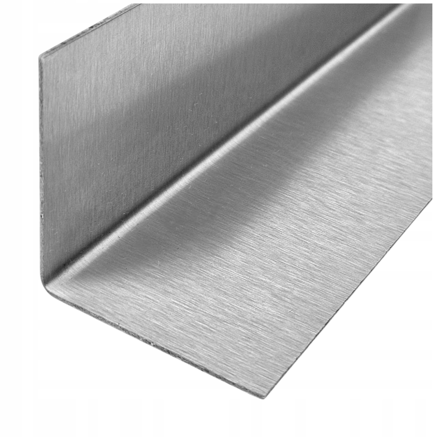 Ángulo de acero inoxidable 90x120x1,0 mm - tira de acabado interior de ...