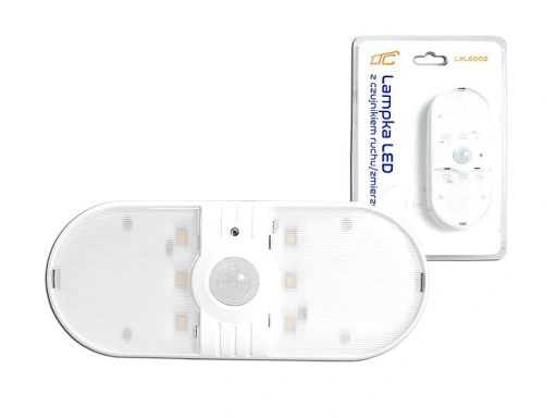 Lámpara LED de 3W para armario o salón con sensor PIR y batería.