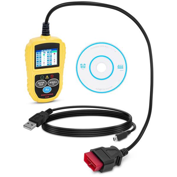 OBD2 diagnostic device - 8 - 18 V - LCD - Fault codes / VIN / ID / CVN ...