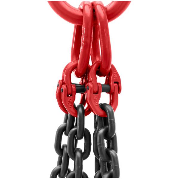 Lifting Chain 4 strand chain sling crane chain 5000 kg 4 x 1.5 m black