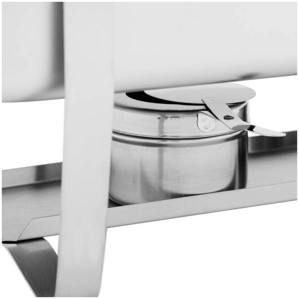 Chafing Dish Set Food Warmer Rechaud Heat Container 2 x 8 l Stainless Steel