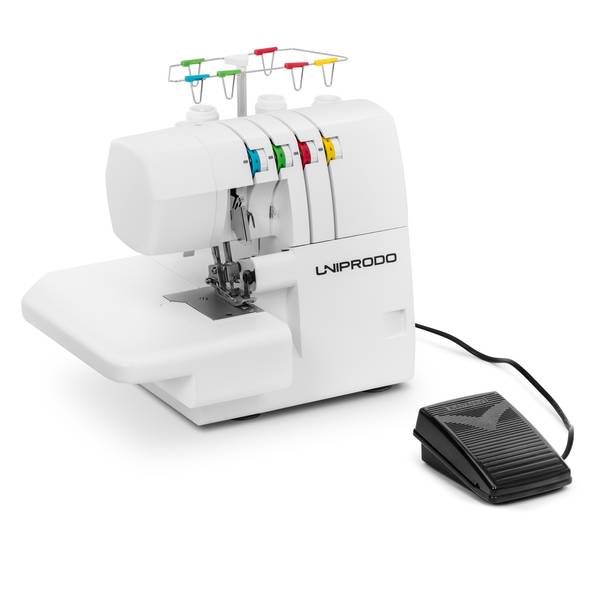 Overlocker Sewing Machine - 1100 stitches per minute - LED Overlocker ...