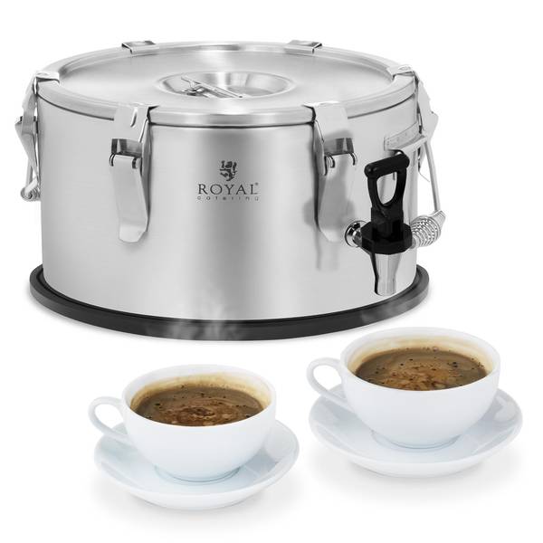 Isothermal Container - Stainless Steel - 10 L - Drain Tap - Food ...