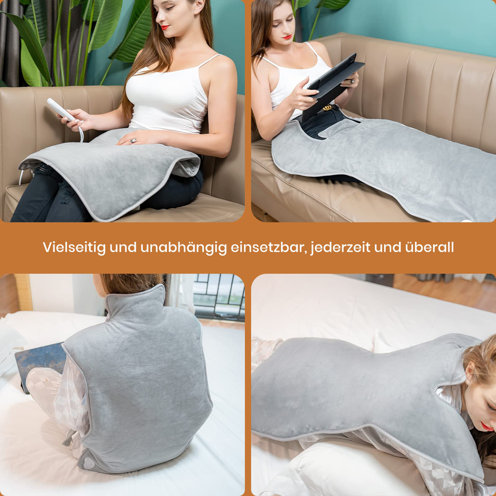 Coussin Chauffant pour dos, éPaules, Cou, Avec ArrêT Automatique ...