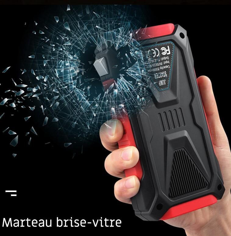 Car Jump Starter, Multifunctional Outdoor Mobile Power Bank, Portable Battery Charger for 6L ...