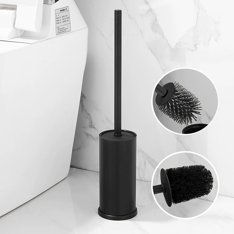 304 Brosse à toilettes en acier inoxydable avec support Long Bucket ...
