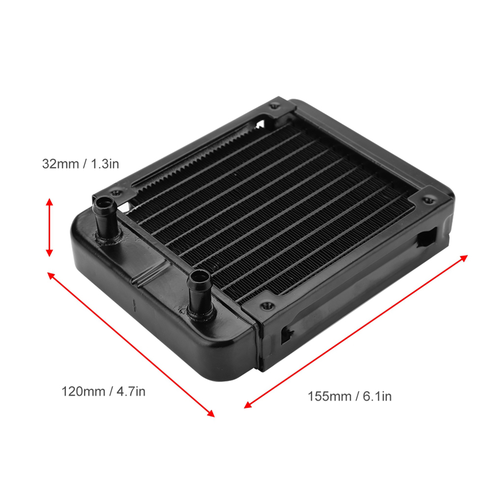 120MM Water Cooling Radiator Computer CPU Water Cooling Radiator Cooler ...